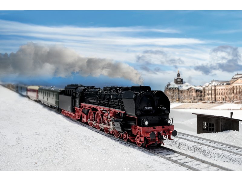 Dampflok BR 08 1001 DR Trix Überraschungslok 2018 Schnellzug ...